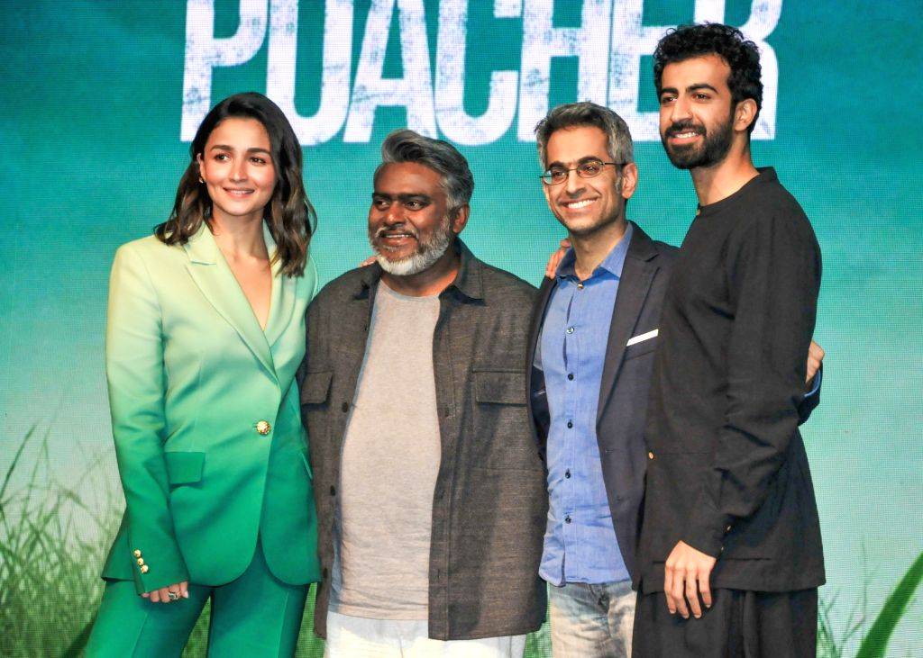Mumbai : Actor Alia Bhatt at the trailer launch of upcoming series 'Poacher