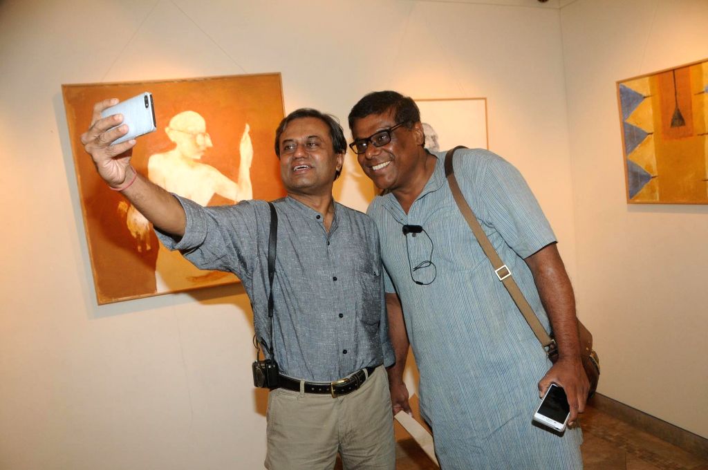 Launch of painting exhibition Nitya Gandhi Living Reliving Gandhi