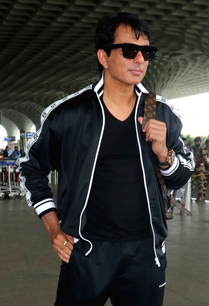 Actor Sonu Sood at airport departure