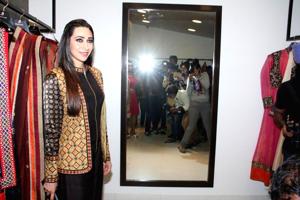 Karisma Kapoor during the launch of fashion designer Anjali Jain's store