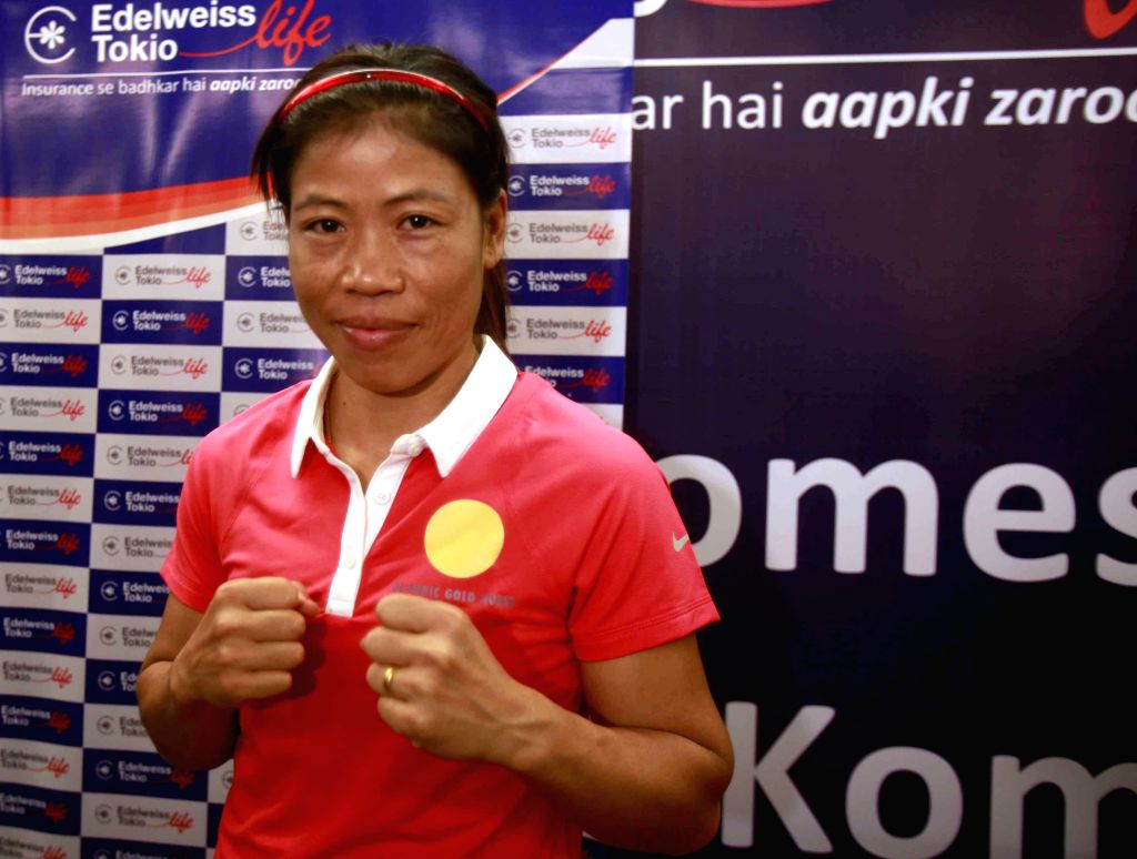 MC Mary Kom during an event