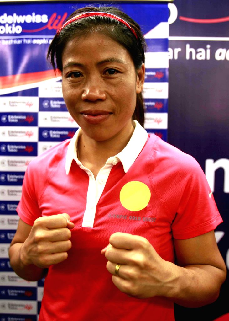 MC Mary Kom during an event