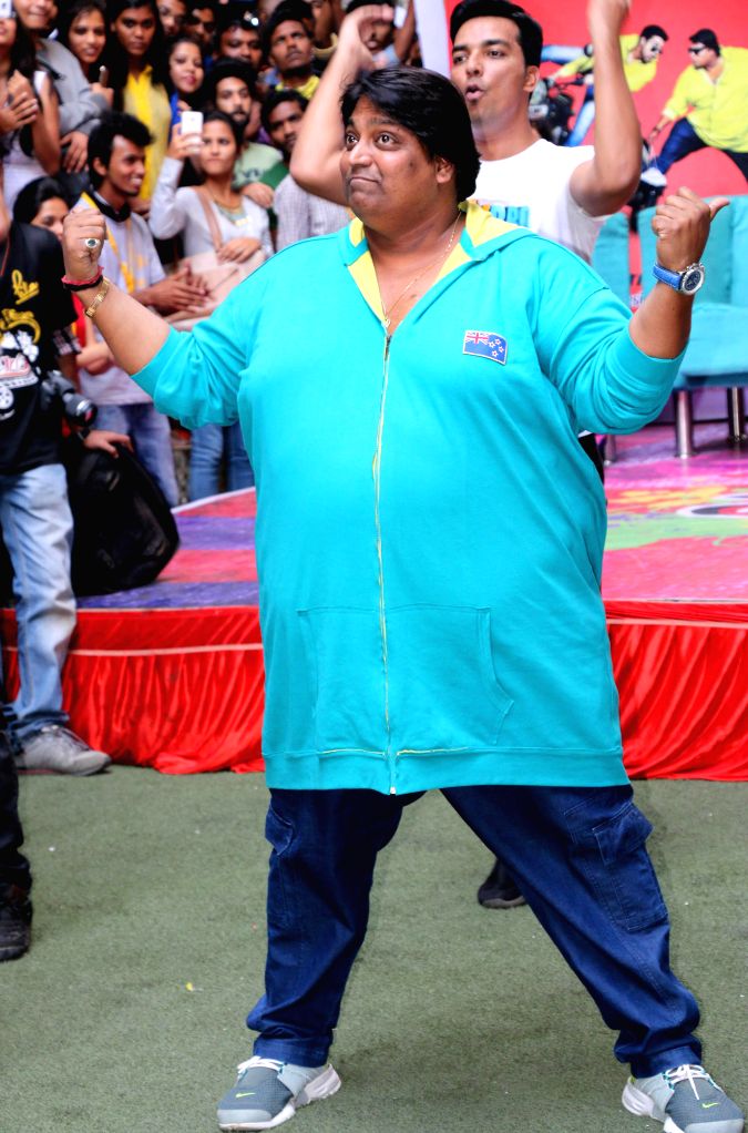 Ganesh Acharya during promotion of 'Hey Bro'