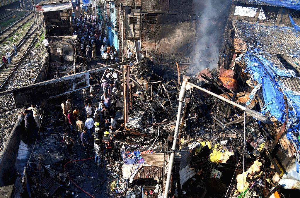 Mumbai Fire at Navrang Compound Disrupts Rail Services