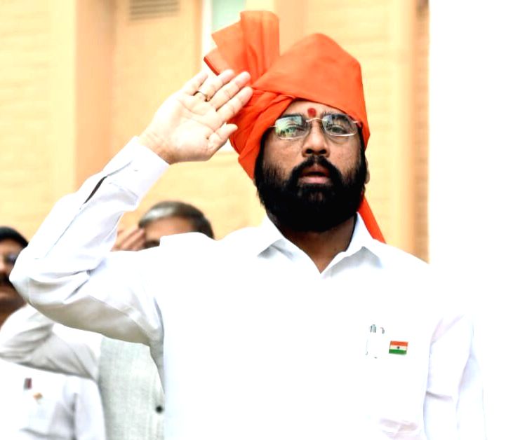 Mumbai : Maharashtra CM Eknath Shinde unfurl the National Flag on the ...