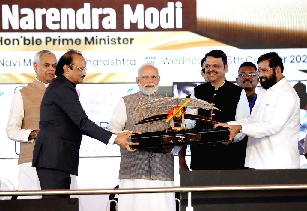 PM Modi inaugurates the Phase 1 of the Navi Mumbai International Airport