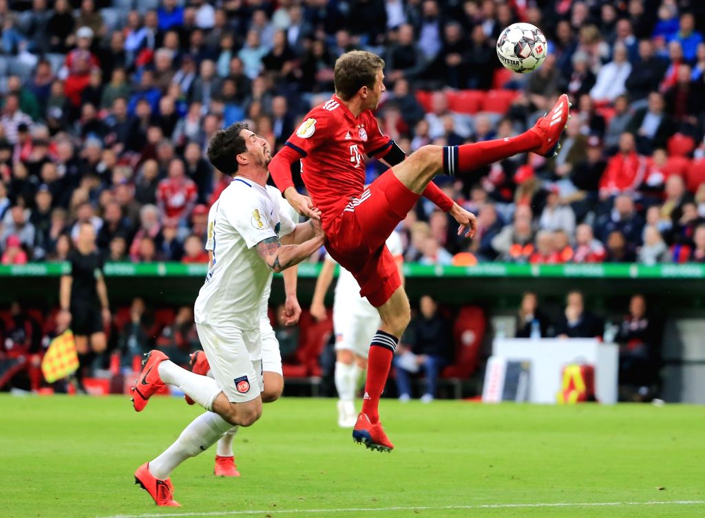 GERMANY-MUNICH-SOCCER-GERMAN CUP-BAYERN MUNICH VS HEIDENHEIM