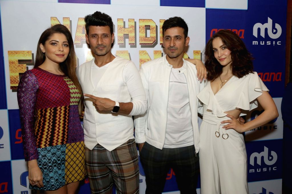 Song launch of "Nachdi Firangi" - Manmeet, Harmeet Singh, Kanika Kapoor ...