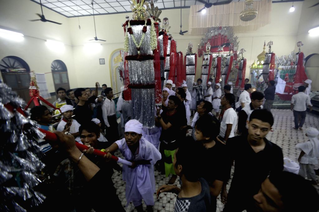 MYANMAR-YANGON-ASHURA-CEREMONY