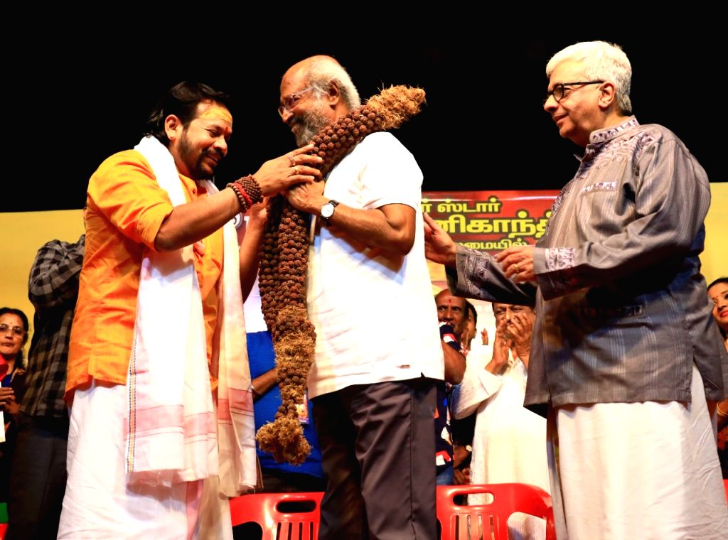 'My wife changed me with love', Rajinikanth says at 'Charukesi' rollout