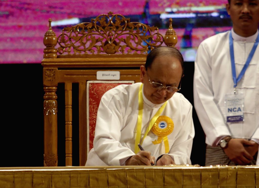 MYANMAR-NAY PYI TAW-NATIONWIDE CEASEFIRE ACCORD