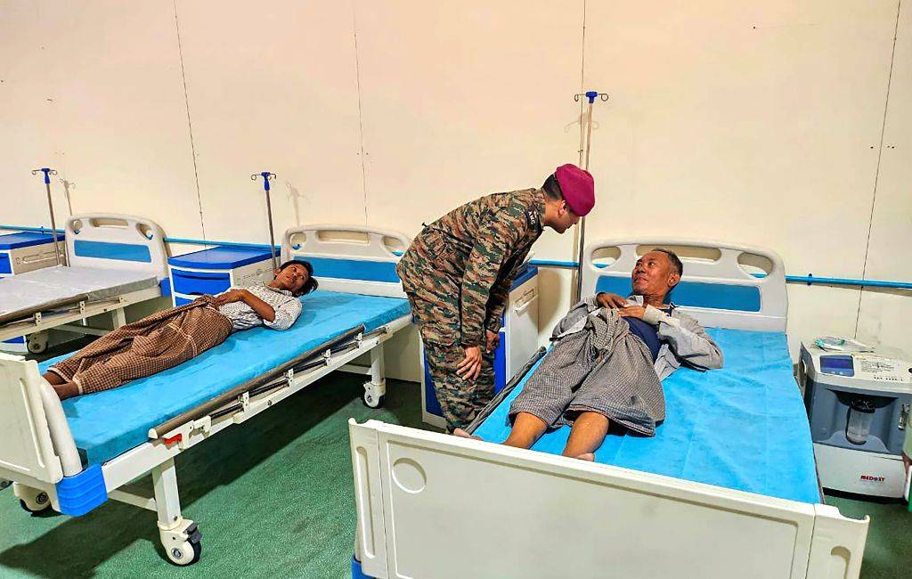 Myanmar : The Indian Army field hospital unit has been operationalized