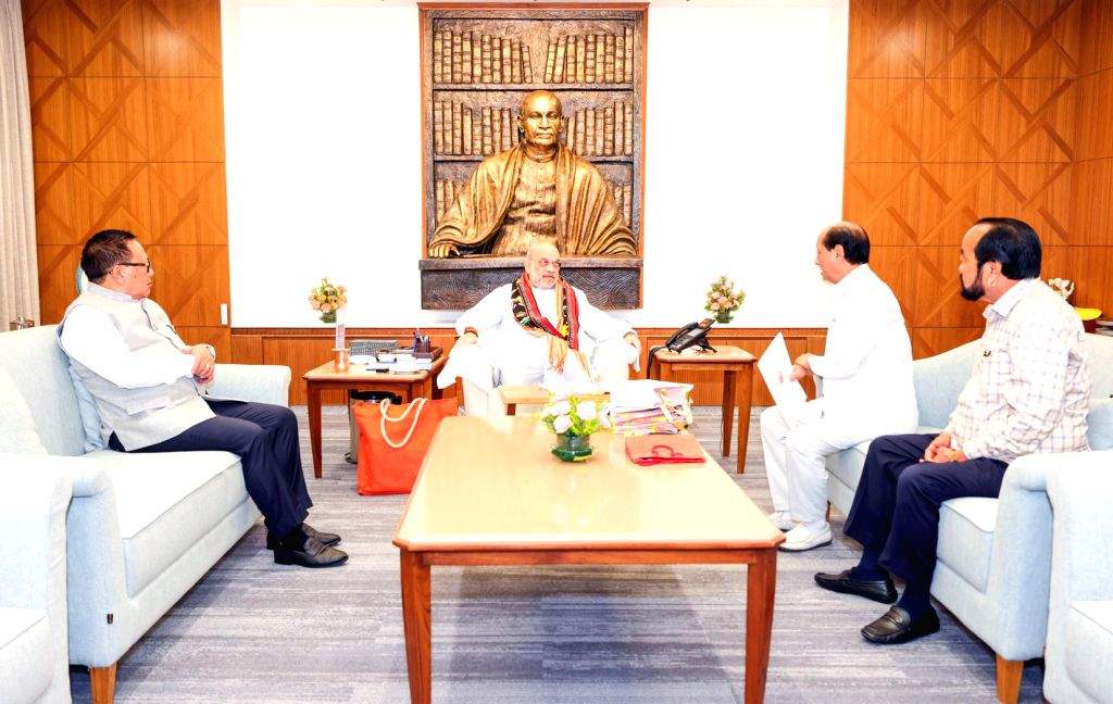 Nagaland CM and Deputy CMs meet Amit Shah