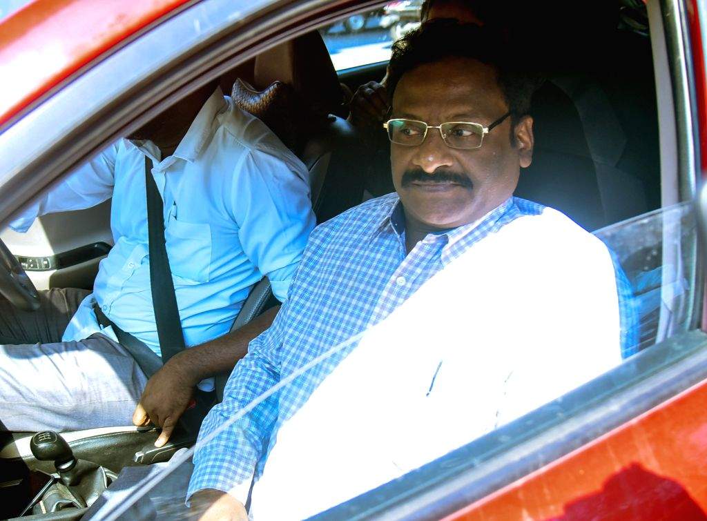 Former Delhi University professor G.N. Saibaba after he was released ...