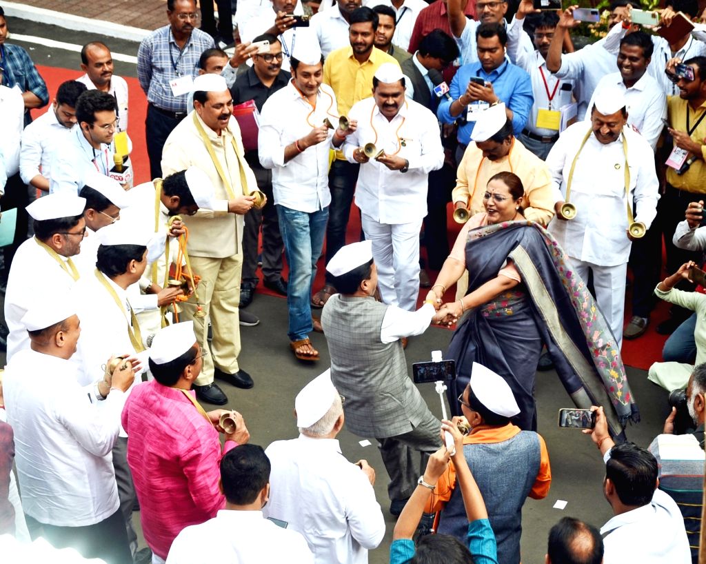 : Nagpur :Shiv Sena (UBT), Congress and NCP MLAs take part in a ...
