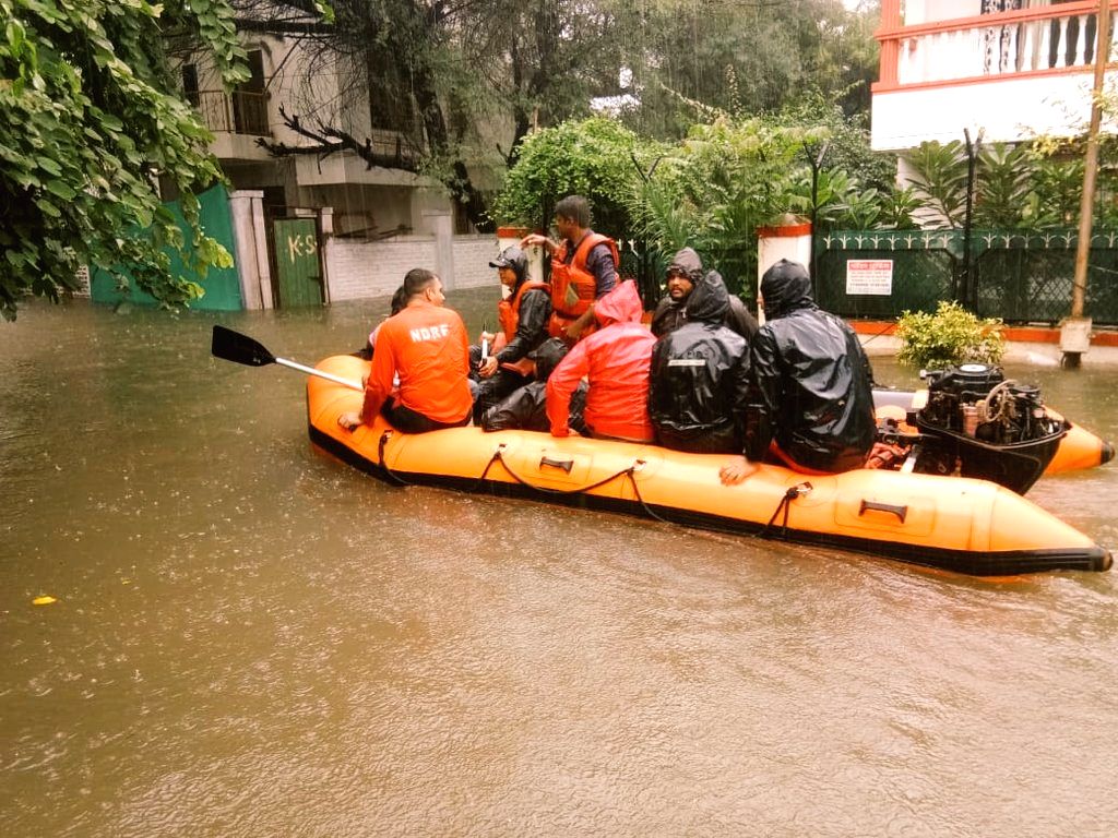 Nashik (Maharashtra): NDRF carries out rescue operations in flood ...