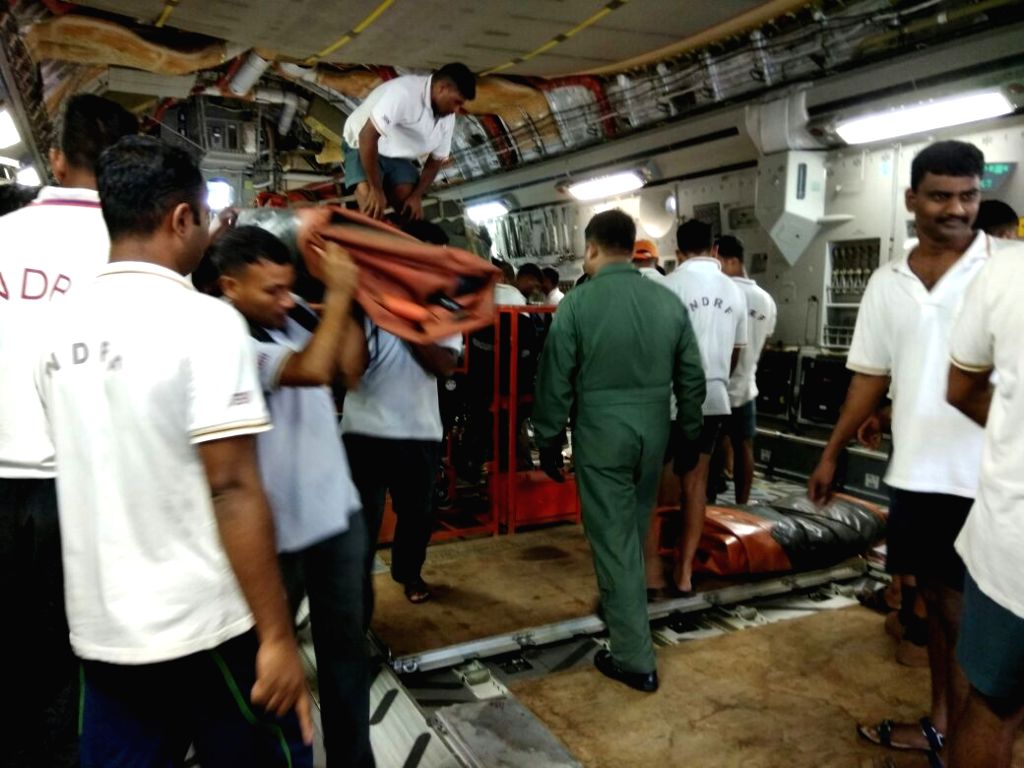 NDRF team reaches flood hi Bihar