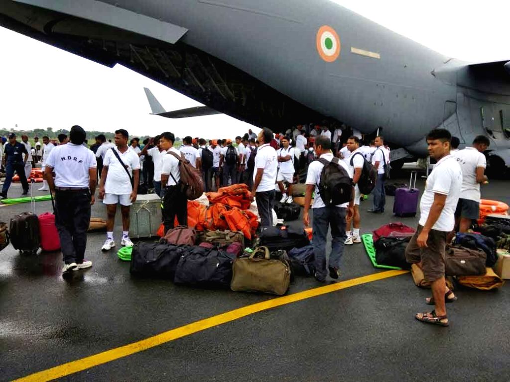NDRF team reaches flood hi Bihar