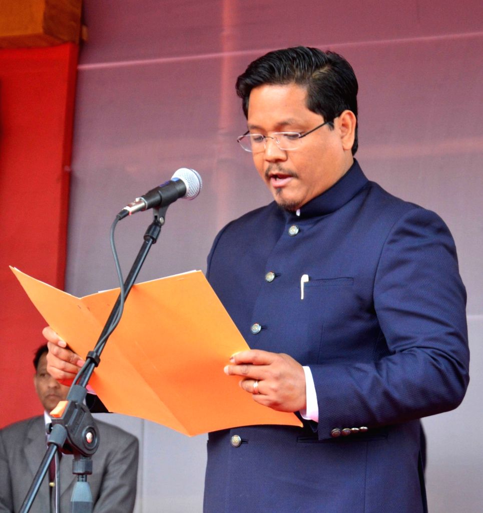 Conrad Sangma sworn in as Meghalaya CM