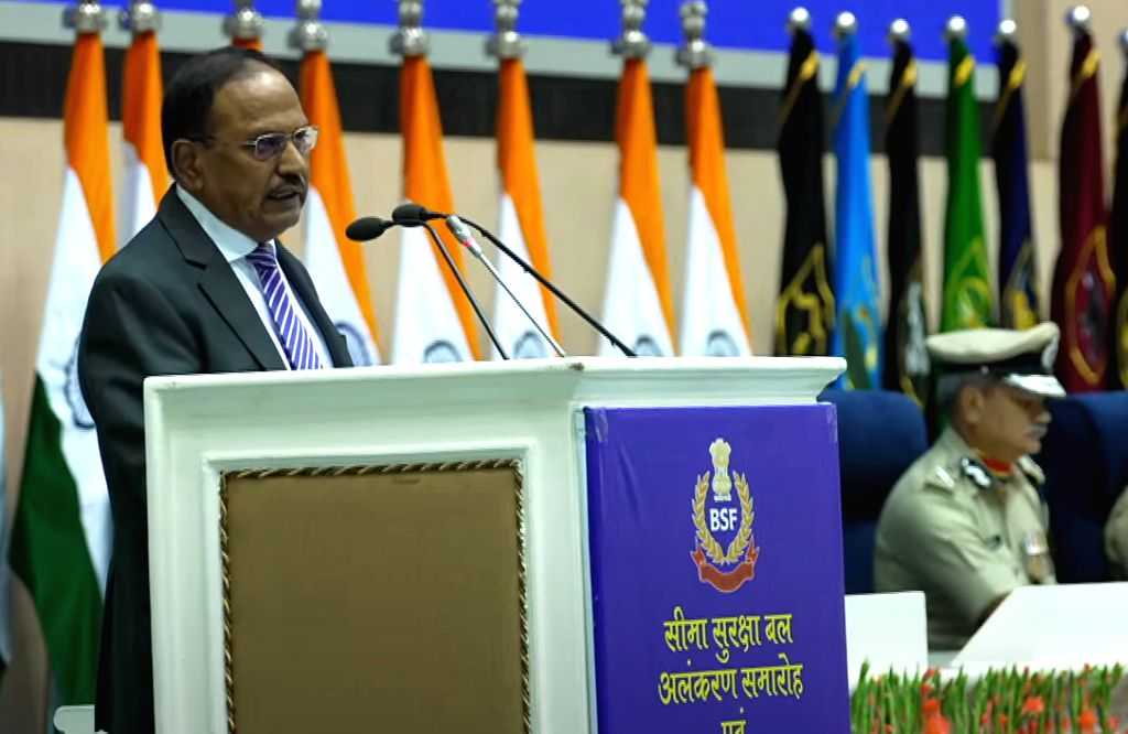 National Security Advisor (NSA) Ajit Doval addresses the gathering ...