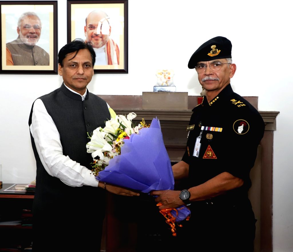 NSG DG meets MoS Home Nityanand Rai