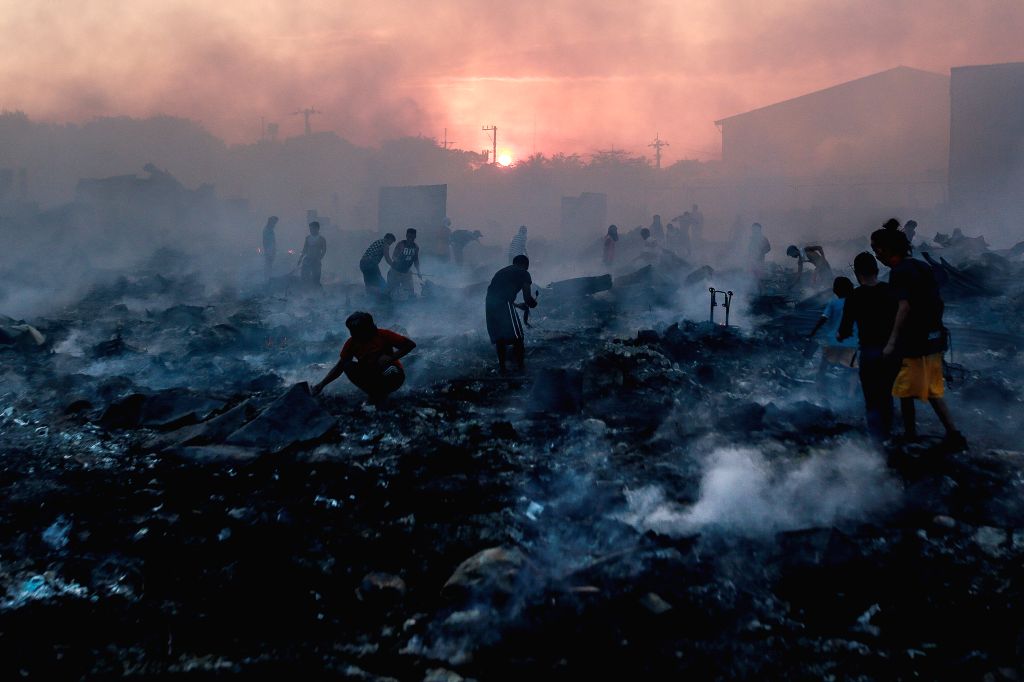 PHILIPPINES-NAVOTAS CITY-FIRE-AFTERMATH