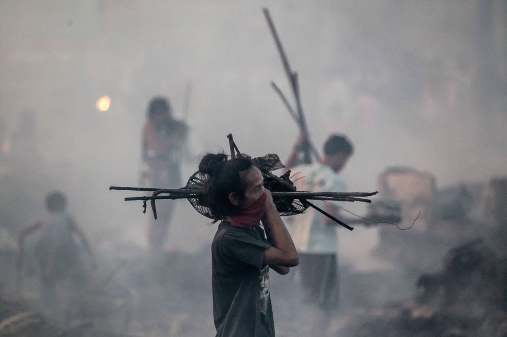 PHILIPPINES-NAVOTAS CITY-FIRE-AFTERMATH