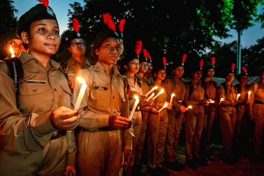 NCC Cadets Hold Candle March