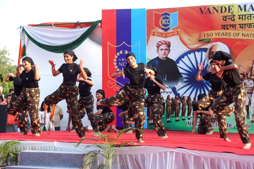 NCC Cadets Perform to Mark 150 Years of ‘Vande Mataram’