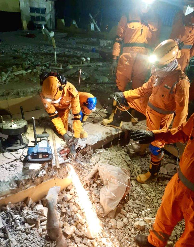 NDRF search and rescue operations in earthquake-hit areas