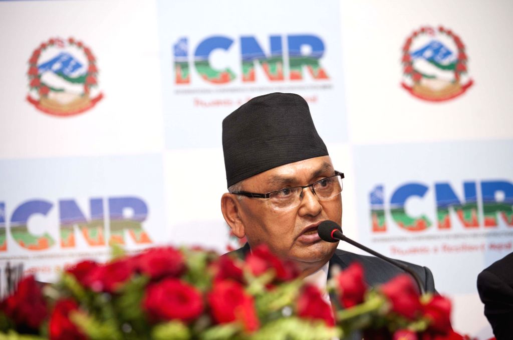 NEPAL-KATHMANDU-RECONSTRCUTION CONFERENCE-PRESS