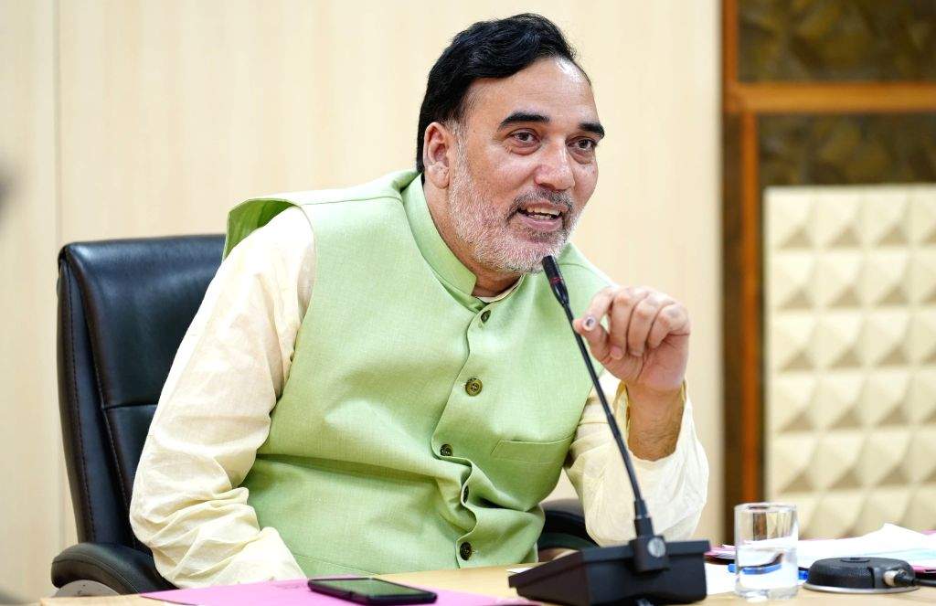 AAP leader and Delhi Minister Gopal Rai holds a meeting with more than ...