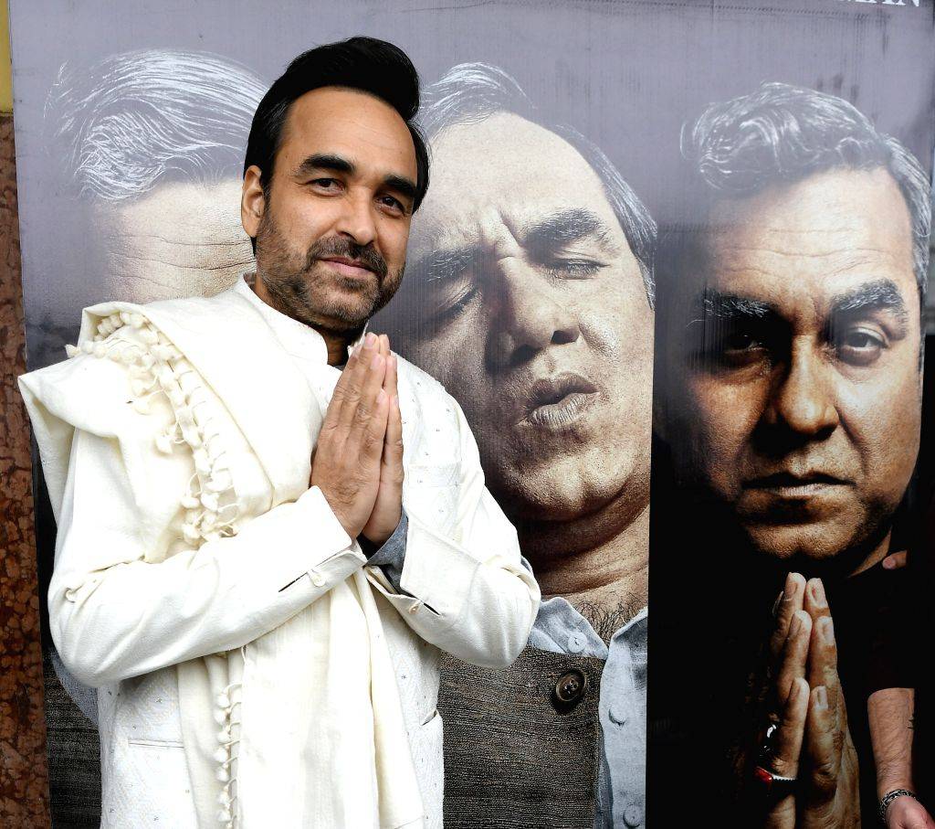 New Delhi : Actor Pankaj Tripathi during a promotional event for his ...