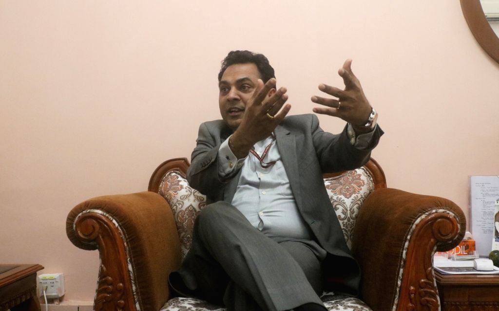 KV Subramanian during an interview with IANS