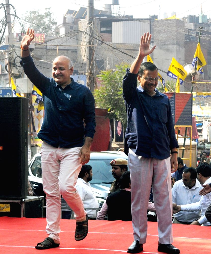 New Delhi : CM Arvind Kejriwal and Deputy CM Manish Sisodia
