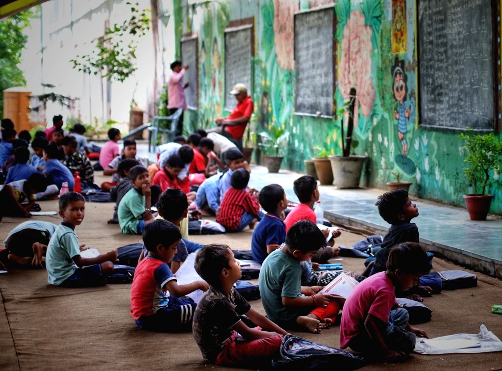 Teachers Day: Burning midnight oil in unroofed school of nature for ...