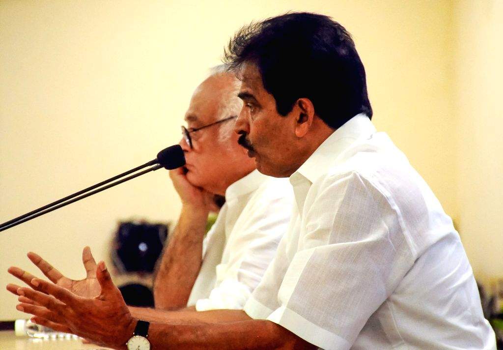 New Delhi : Congress General Secretaries KC Venugopal and Jairam Ramesh ...