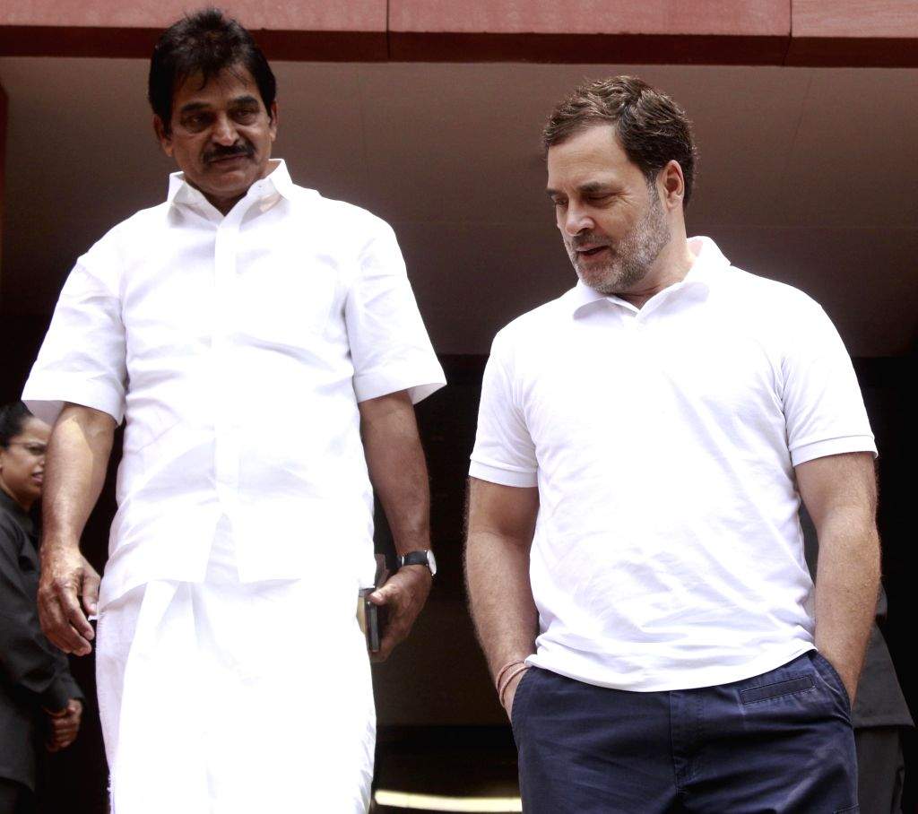 New Delhi:Congress MP Rahul Gandhi on the first session of the 18th Lok ...