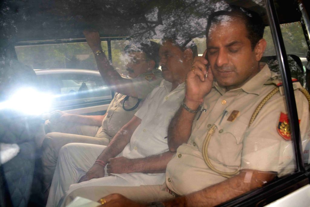 Jitender Singh Tomar produced at Saket Court