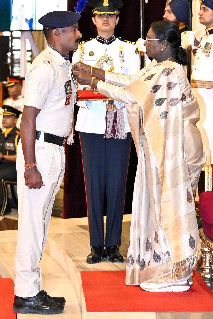 New Delhi : Gallantry Awards in Defence Investiture Ceremony - 2026 ...