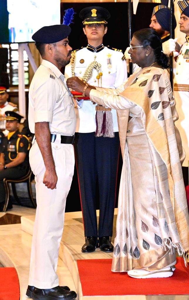 New Delhi : Gallantry Awards in Defence Investiture Ceremony - 2026 ...