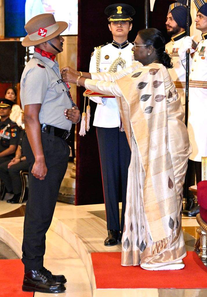 New Delhi : Gallantry Awards in Defence Investiture Ceremony - 2026 ...