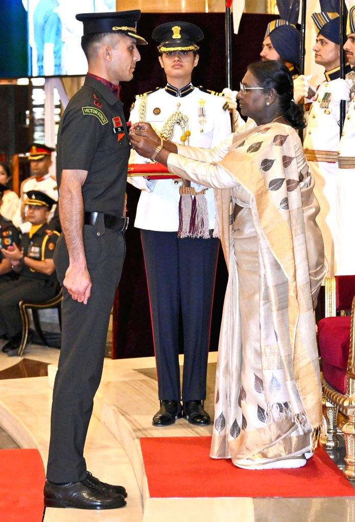 New Delhi : Gallantry Awards in Defence Investiture Ceremony - 2026 ...