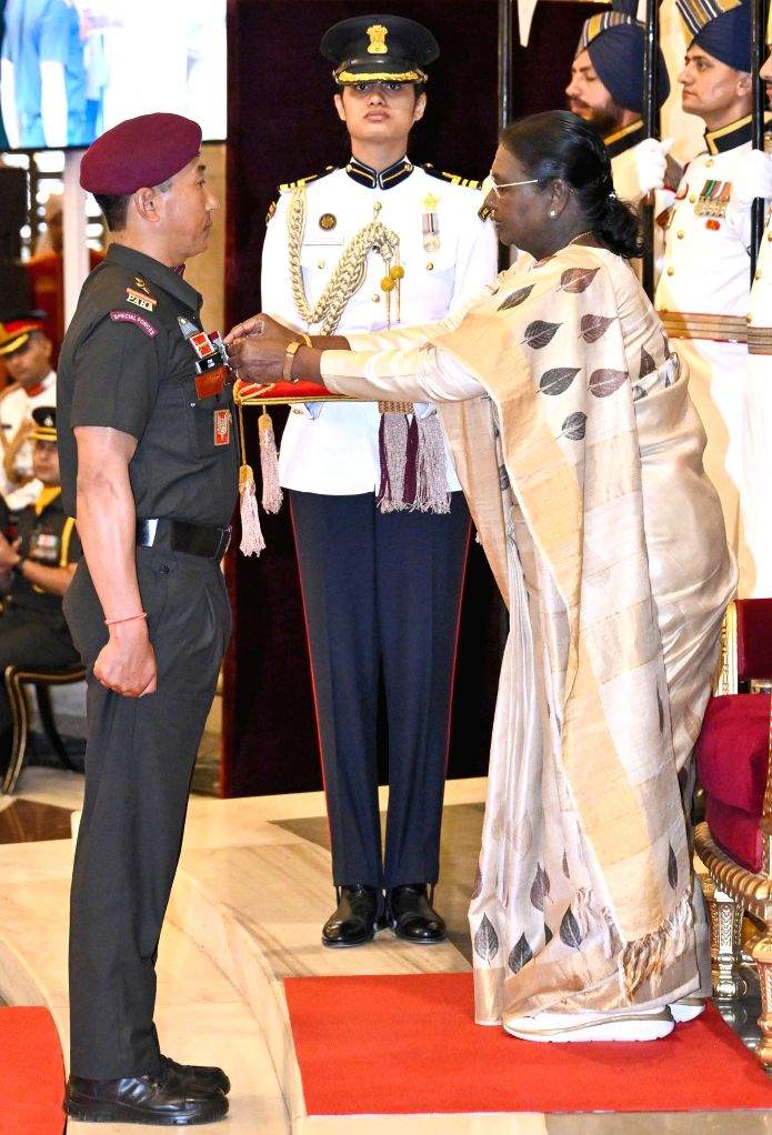New Delhi : Gallantry Awards in Defence Investiture Ceremony - 2026 ...