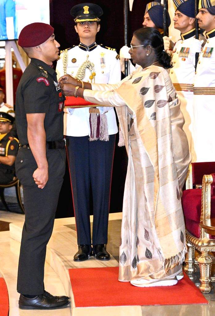 New Delhi : Gallantry Awards in Defence Investiture Ceremony - 2026 ...
