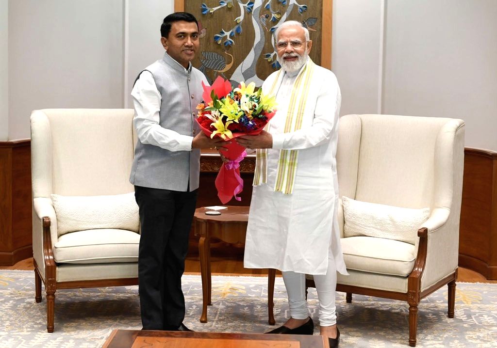 New Delhi : Goa CM meets PM Narendra Modi in New Delhi
