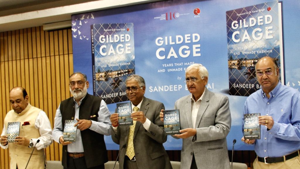 Khurshid, Drabu, Gen. Hasnain release Sandeep Bamzai's 'The Gilded Cage'
