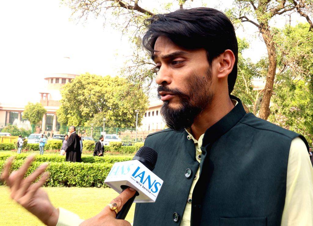ISF MLA Naushad Siddiqui at Supreme Court over Waqf Act hearing