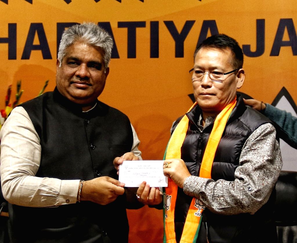 Manipur minister, NPP leader Letpao Haokip joins BJP