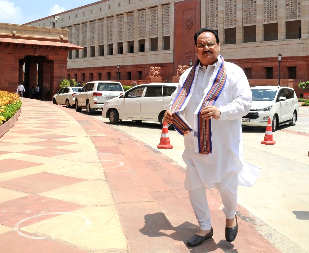 New Delhi : MPs at Parliament House